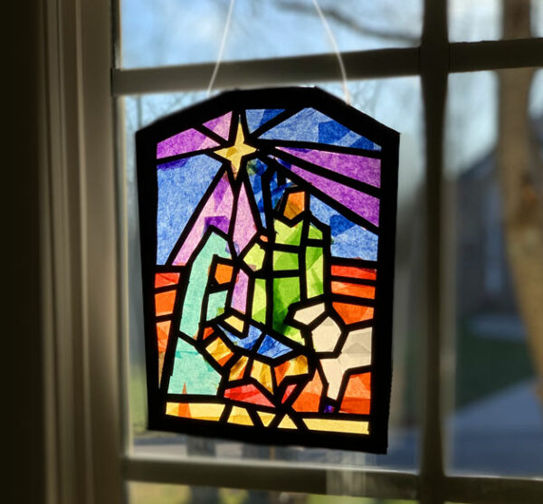 Arts and Crafts Stained Glass Paper Crafts – Little Light Kids